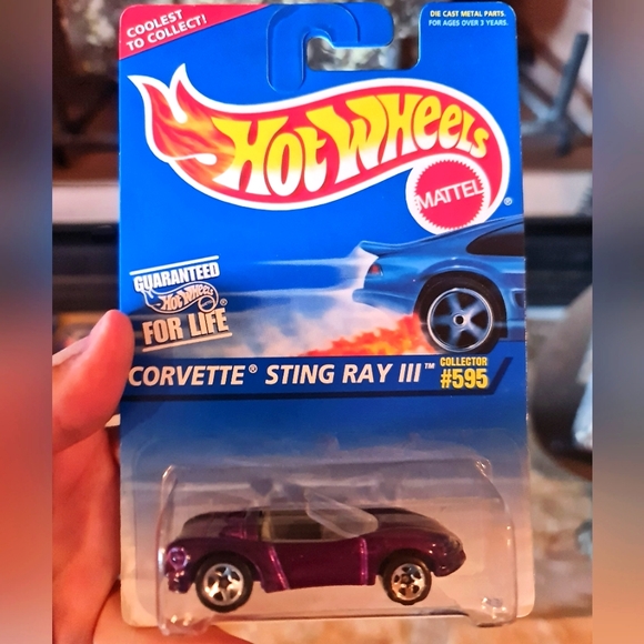 Mattell | Toys | Hot Wheels Corvette Stingray Iii Purple New On Card ...